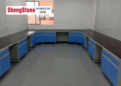 Cina Colore del nero della superficie della metallina del banco da lavoro dell'epossiresina dei controsoffitti del laboratorio in vendita