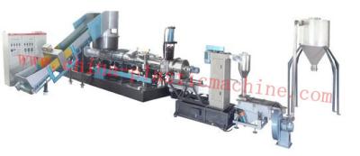 China Horizontal water-ring LLDPE film granulation recycling machine for sale
