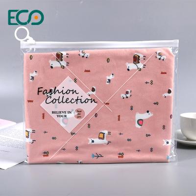 Cina Transparent Cloth Plastic Ziplock Bag  Recyclable For Underwear Package in vendita