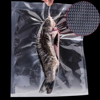 Cina Transparent Food Vacuum Bag Eco Friendly Seal Frezzer Plastic Bags Roll in vendita