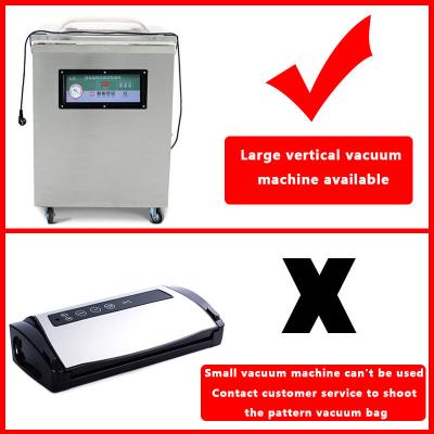 Cina Silver Laminated Food Vacuum Bag Three Side Seal Heat Sealing With Aluminum Foil in vendita