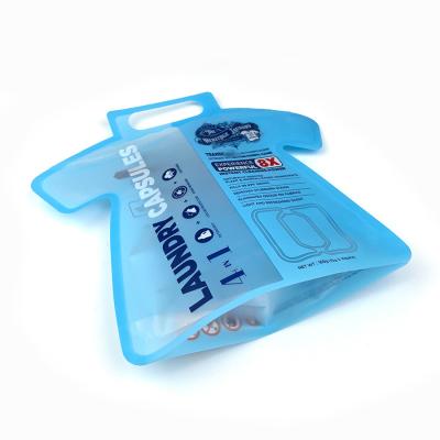 Cina Blue Matte Lamination Haft Transparent Child Resistant Mylar Bag 5 Gallon in vendita