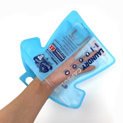 Cina Blue Matte Lamination Haft Transparent Child Resistant Mylar Bag 5 Gallon in vendita