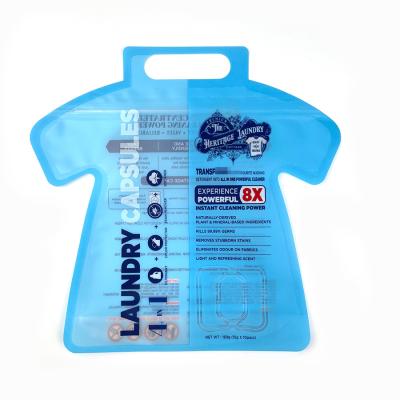 Cina Blue Matte Lamination Haft Transparent Child Resistant Mylar Bag 5 Gallon in vendita