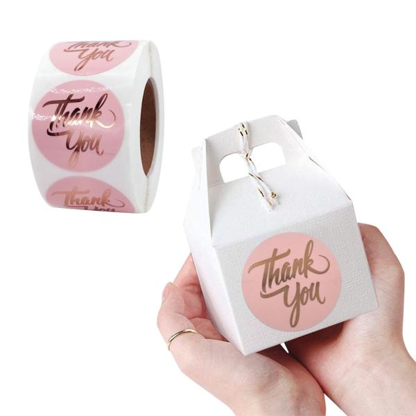 Quality Customized Mini Small Sticker Roll Logo Packing Label Thermal Stickers Labels for sale
