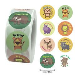 Quality Customized Mini Small Sticker Roll Logo Packing Label Thermal Stickers Labels for sale