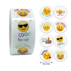 Quality Customized Mini Small Sticker Roll Logo Packing Label Thermal Stickers Labels for sale