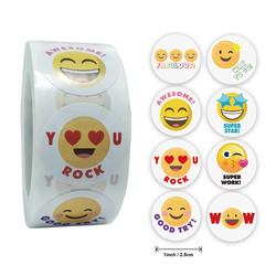 Quality Customized Mini Small Sticker Roll Logo Packing Label Thermal Stickers Labels for sale