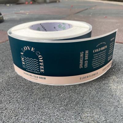 China Biodegradable Waterproof Custom Printed Writing Paper Material Packaging Labels Stickers for sale