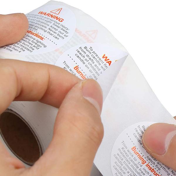 Quality Biodegradable Waterproof Custom Printed Writing Paper Material Packaging Labels for sale