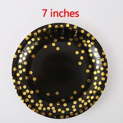 China Custom Design Golden Knife Fork Spoon Paper Towel Decoration Party Set for sale