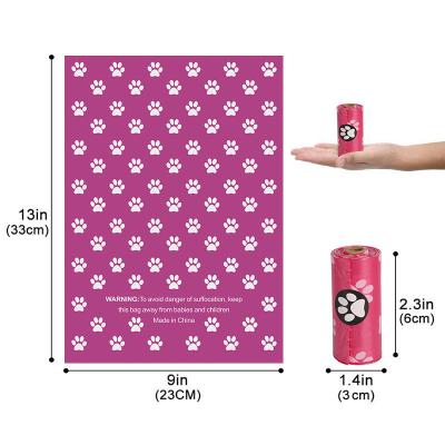 Cina Cute Carrier Portable Pet Waste Dog Poop Bag Environmental Protection Dog Garbage Bag in vendita