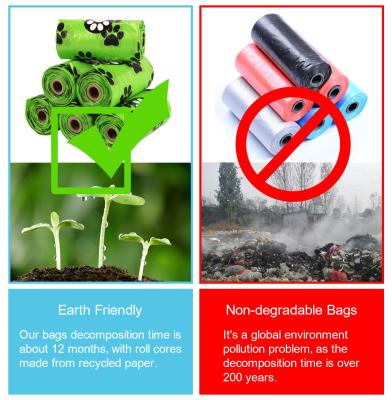 Cina Cute Carrier Portable Pet Waste Dog Poop Bag Environmental Protection Dog Garbage Bag in vendita
