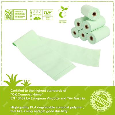 Cina Biodegradable Certificated Scented Compostable Pet Dog Cat Trash Bag With Dispenser in vendita