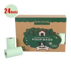 Cina Biodegradable Certificated Scented Compostable Pet Dog Cat Trash Bag With Dispenser in vendita