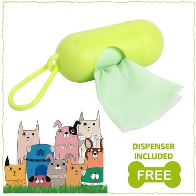 Cina Scented Biodegradable Plastic Bag Compostable Pet Dog Cat Trash Bag With Dispenser in vendita