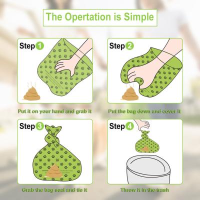 Cina Compostable Biodegradable Plastic Bag Corn Starch For Pet Trash With Dispenser in vendita