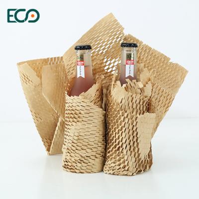 Китай Recyclable Honeycomb Paper Roll Brown 50cm*250m  Accept Custom Size продается