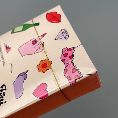 Cina Printing Logo Customized Paper Poker Personal Adult Paper Game Playing Card With Box in vendita