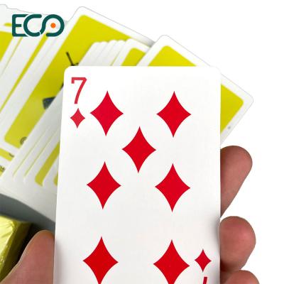 Cina Luxury Plastic Playing Game Card Waterproof PVC Material Kid Study Card in vendita