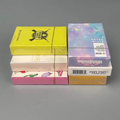 Cina Luxury Plastic Playing Game Card Waterproof PVC Material Kid Study Card in vendita