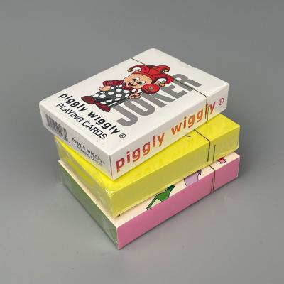 Cina Luxury Plastic Playing Game Card Waterproof PVC Material Kid Study Card in vendita