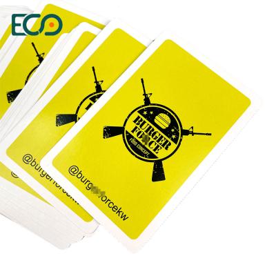 Cina OEM  Kid Board Card PVC Waterproof Advertising Paper Poker Card in vendita