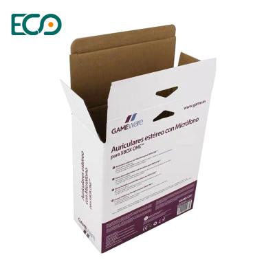 China Decorative Cardboard Packaging Paper Box White Cardboard Boxes for Hand Held Electric Fan Packaging Te koop