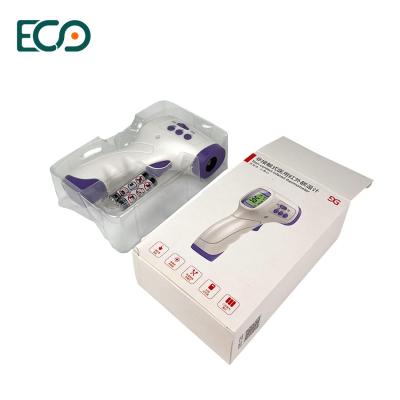 China White Cardboard Box Packaging For Forehead Temperature Gun Thermometer for sale