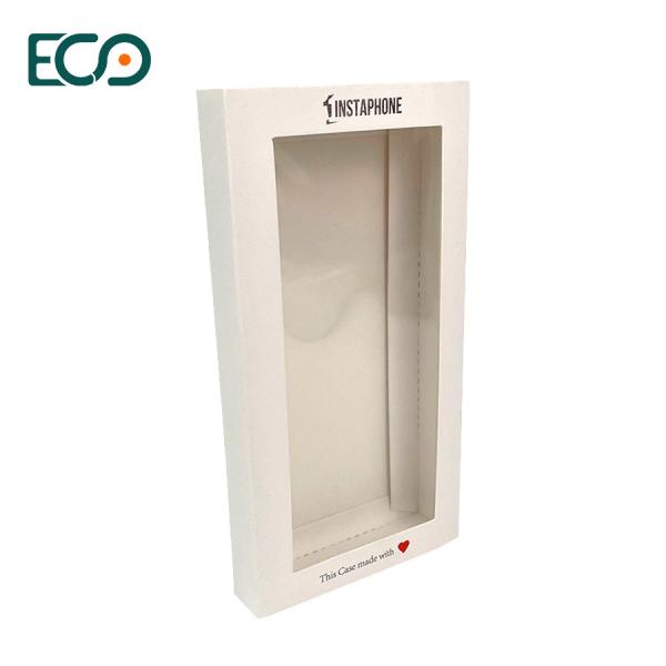 Quality Custom Design Sliding Paper Box For Mobile Phone Case Packaging With Clear for sale