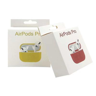 Cina White Cardboard Thin Paper Box For Air Pods 1/2 Earphone Packaging Box in vendita