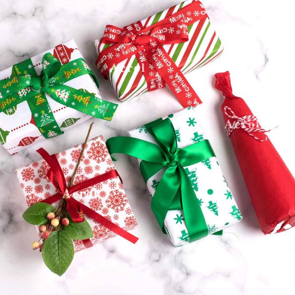 Quality Low Moq Christmas Custom Tissue Paper Gift Wrapping for Small Business for sale