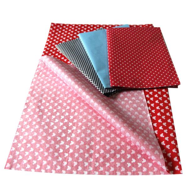 Quality Christmas Design Custom Colorful Gift Paper Packaging Patterned Tissue Paper for sale