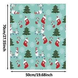 Cina Black Navy Blue Wrapping Tissue Paper Birthday Christmas Snowflake Printing Gift Wrapping Paper Packaging in vendita