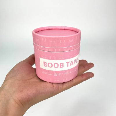 Cina Pink Custom Logo Cylinder Tube Box Biodegradable Loose Tea Cylinderd Cardboard Box in vendita