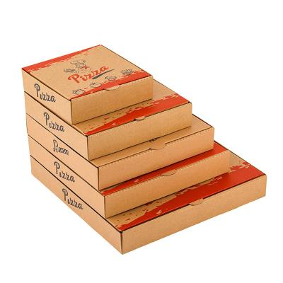Cina Golden Supplier Food Grade Flute Corrugated Custom Printed Packaging Paper Box For Pizza in vendita