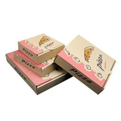 中国 Golden Supplier Food Grade Flute Corrugated Custom Printed Packaging Paper Box For Pizza 販売のため