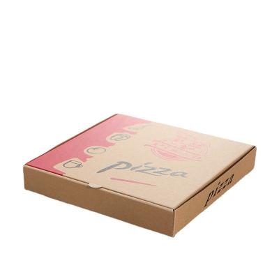 中国 Golden Supplier Food Grade Flute Corrugated Custom Printed Packaging Paper Box For Pizza 販売のため