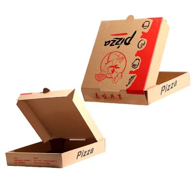 中国 Golden Supplier Food Grade Flute Corrugated Custom Printed Packaging Paper Box For Pizza 販売のため