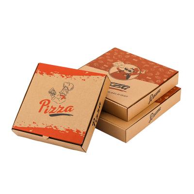 中国 Golden Supplier Food Grade Flute Corrugated Custom Printed Packaging Paper Box For Pizza 販売のため