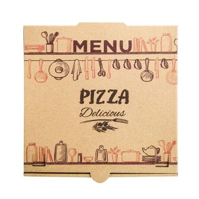 Cina Large Foldable Packaging Wholesale Pizza Box Carton Supplier Custom Design Printed Packing Bulk Cheap Pizza Boxes With Your Own in vendita