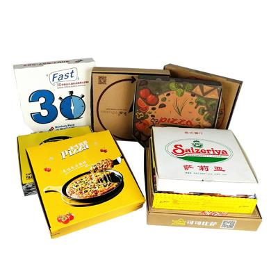 Cina Large Foldable Packaging Wholesale Pizza Box Carton Supplier Custom Design Printed Packing Bulk Cheap Pizza Boxes With Your Own in vendita