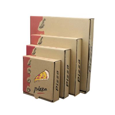 Cina Wholesale High Quality Factory Customized Printing Cheap Portable Reusable Corrugated Delivery Pizza Box in vendita