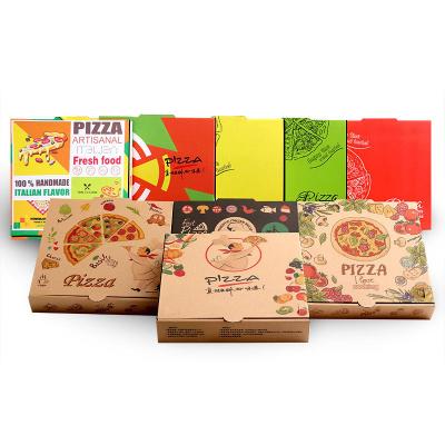 Cina Wholesale High Quality Factory Customized Printing Cheap Portable Reusable Corrugated Delivery Pizza Box in vendita