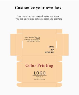 Cina Custom Mail Shipping Box Brown Craft Kraft Paper Box in vendita