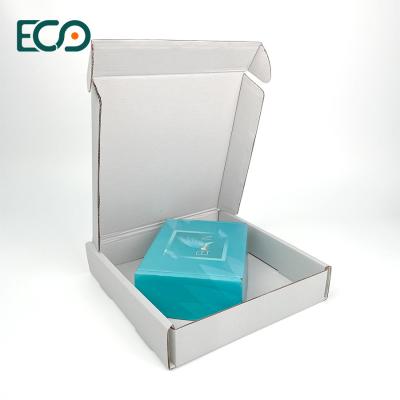 Cina Wholesale Customize Corrugated Cardboard Wigs Mailer Cardboard Box Flip Top Design Shipping Box in vendita