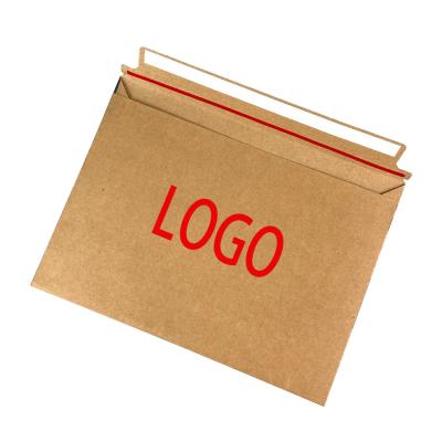 中国 Printed Unique Protective Cardboard Envelopes Corrugated For Shipping File Packaging 販売のため