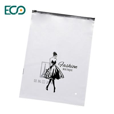 Cina White Zip Packaging Jewelry Books Recycle Clothing Ziplock Plastic Bags in vendita