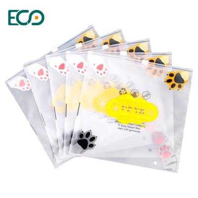Cina Recycle Garment Plastic Ziplock Bag  Matte Underwear Shipping Bag in vendita