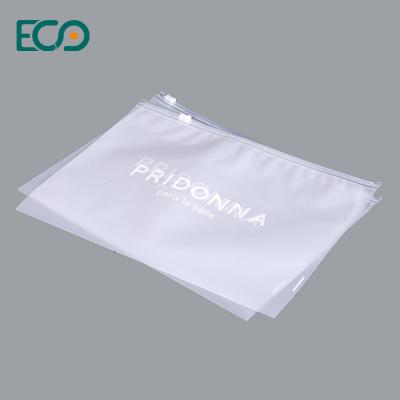 Cina Recycle Garment Plastic Ziplock Bag  Matte Underwear Shipping Bag in vendita